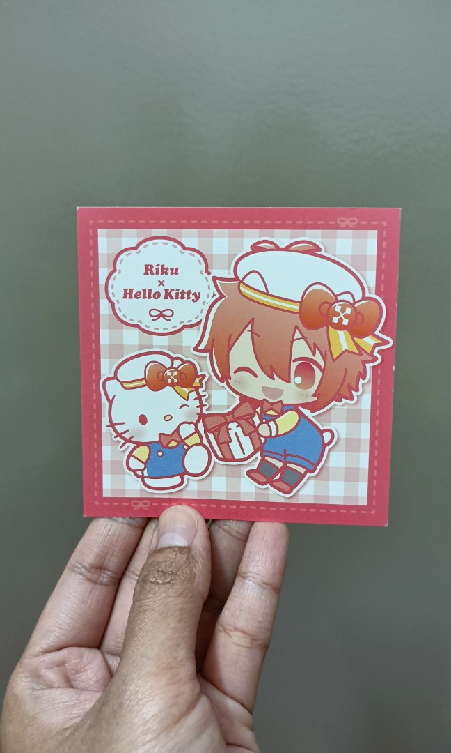 Sanrio X Idolish7 card- Hello Kitty X Nanase Riku, Hobbies & Toys ...