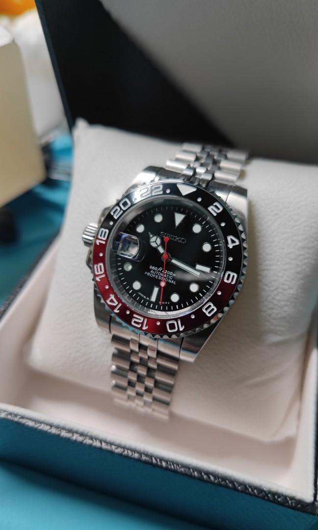 Seiko Mod - Lefty Coke, Luxury, Watches on Carousell