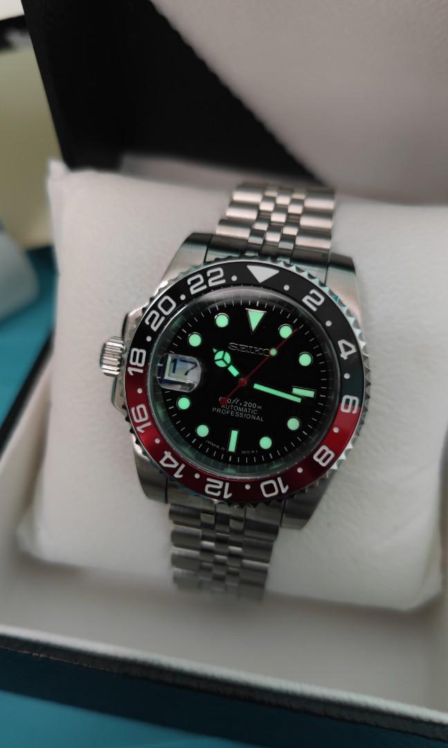 Seiko Mod - Lefty Coke, Luxury, Watches on Carousell