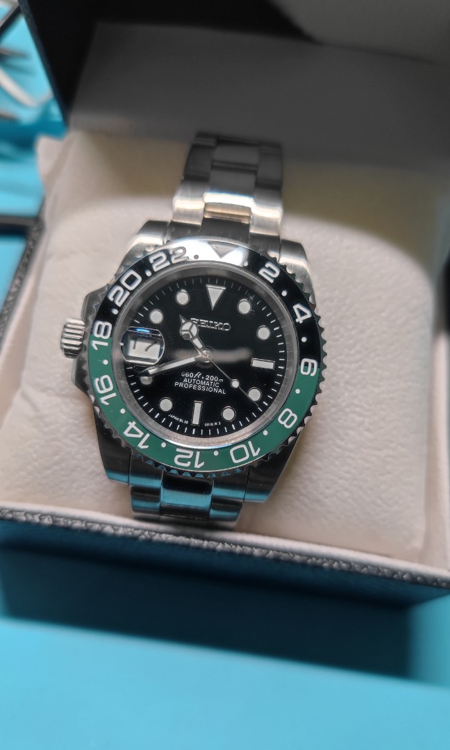 Seiko Mod - Lefty GMT, Luxury, Watches on Carousell