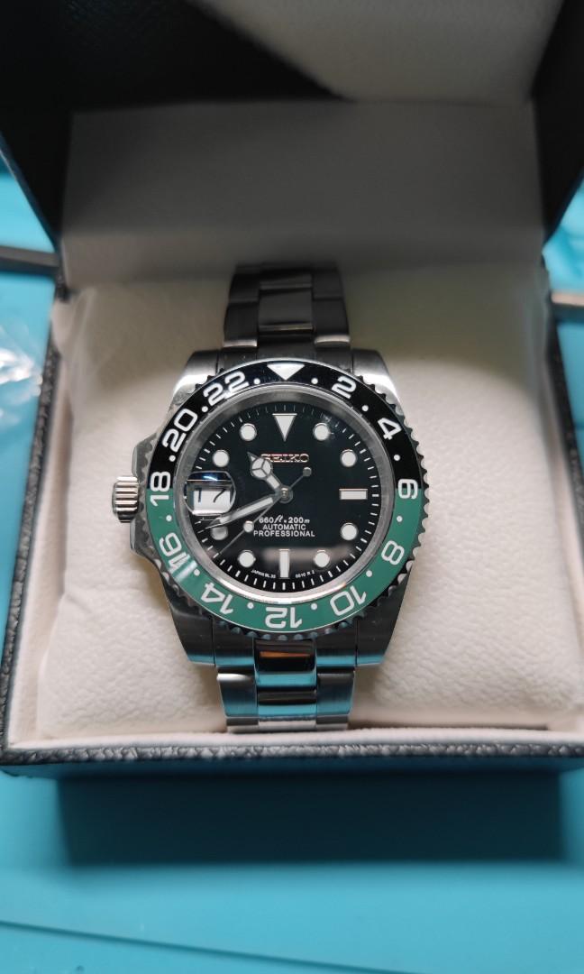 Seiko Mod - Lefty GMT, Luxury, Watches on Carousell