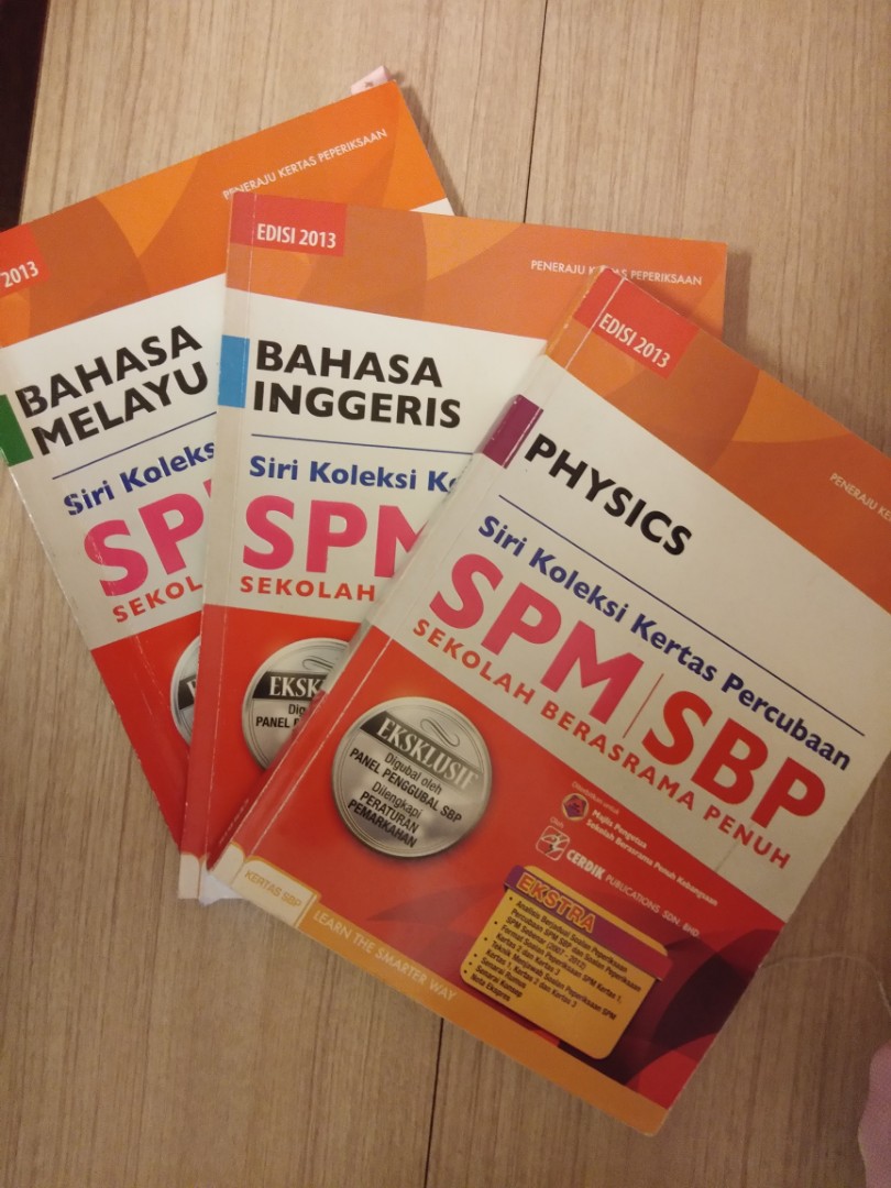 SPM SBP paper (Phy, BM, BI), Hobbies & Toys, Books & Magazines ...