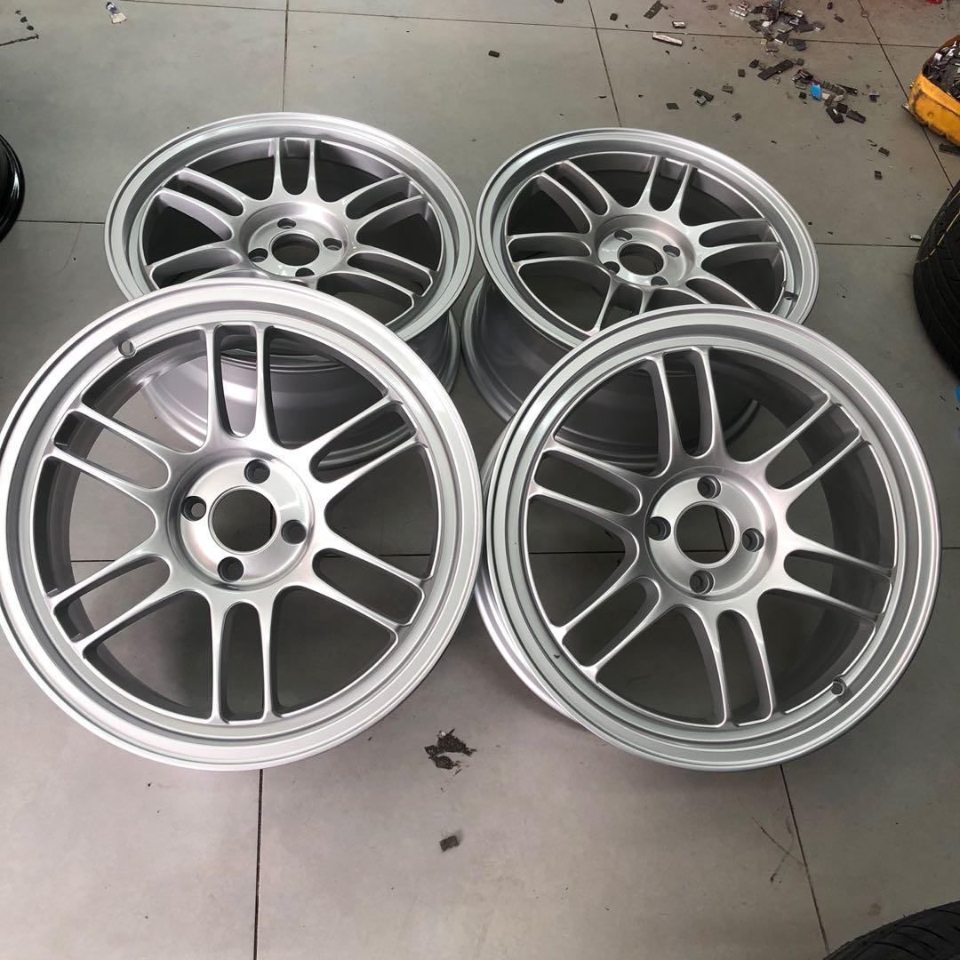 Sport Rim Enkei RPF1 17x7.5jj 4x100, Auto Accessories on Carousell