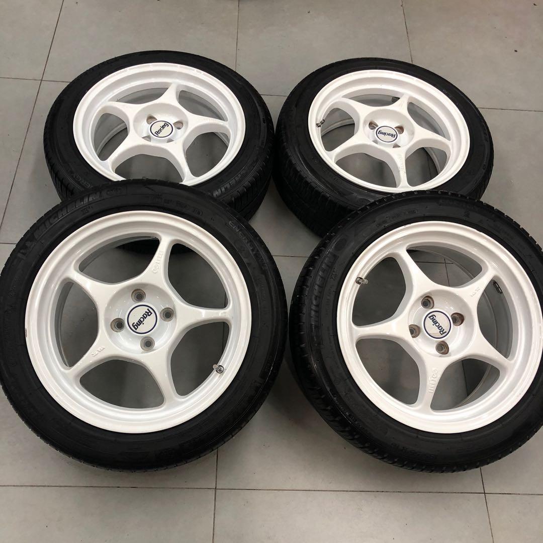 Sport Rim Enkei RPO1 16x7jj pcd100, Auto Accessories on Carousell