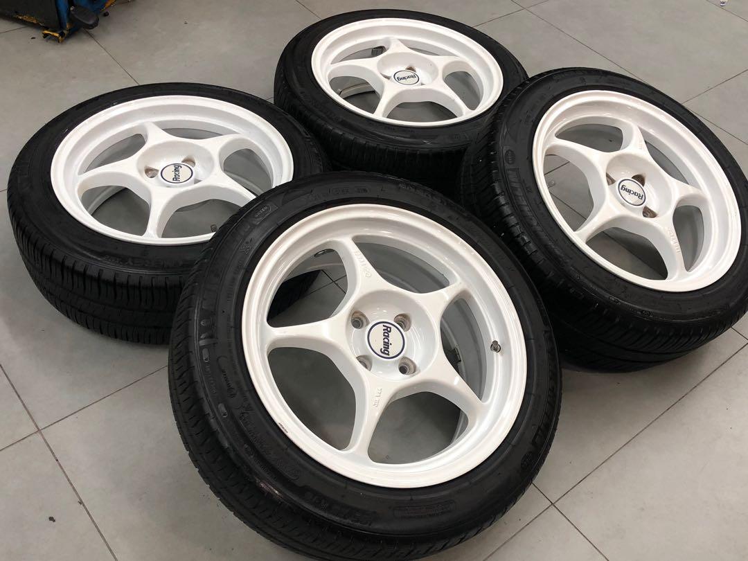 Sport Rim Enkei RPO1 16x7jj pcd100, Auto Accessories on Carousell