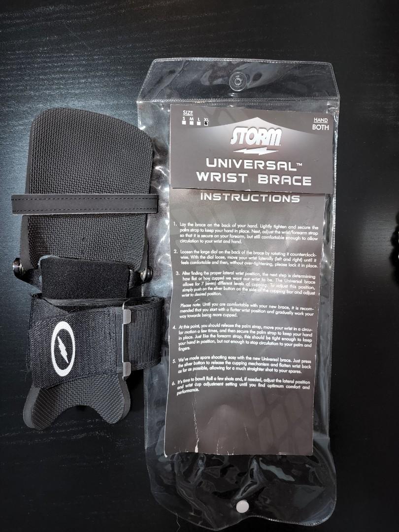 Storm Bowling Wrist Brace, Sports Equipment, Sports & Games, Billiards ...