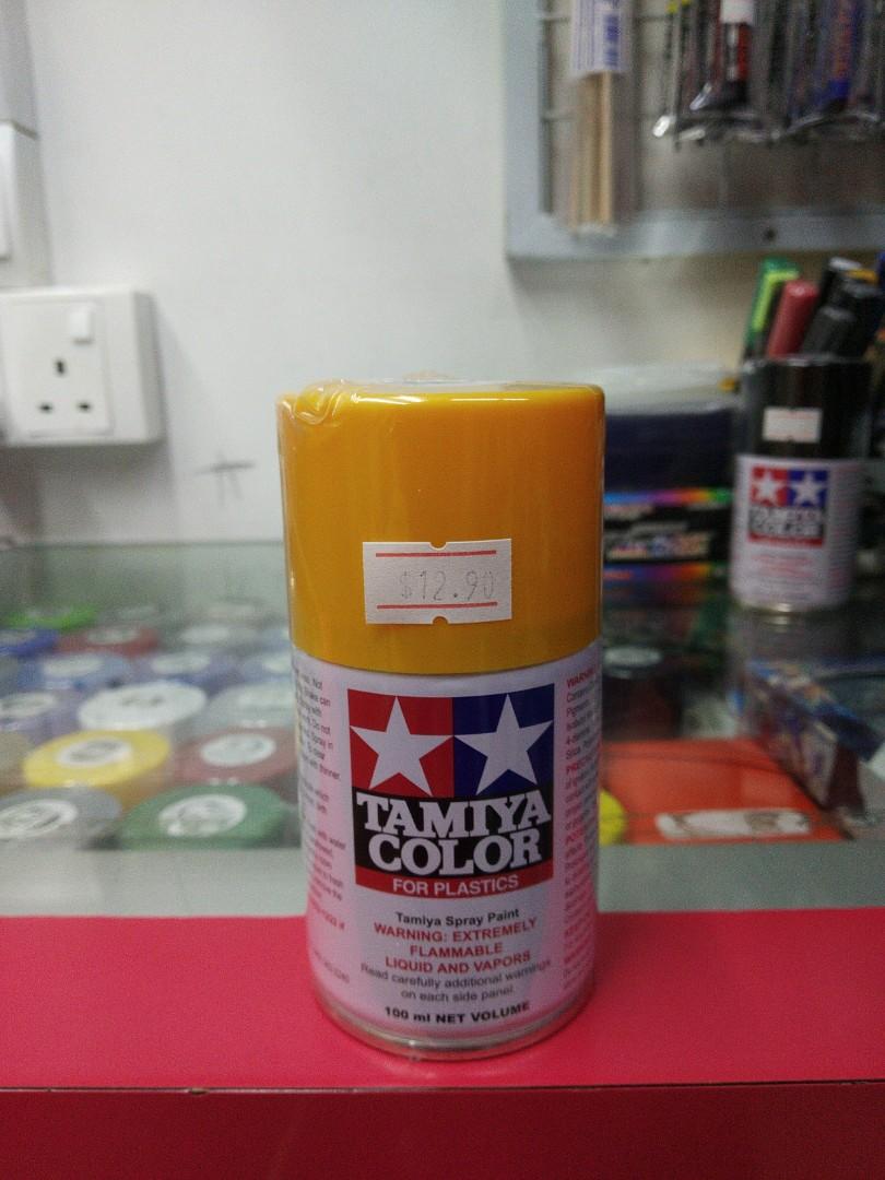Tamiya TS-34 Camel Yellow Spray Paint For Plastic, Hobbies & Toys ...