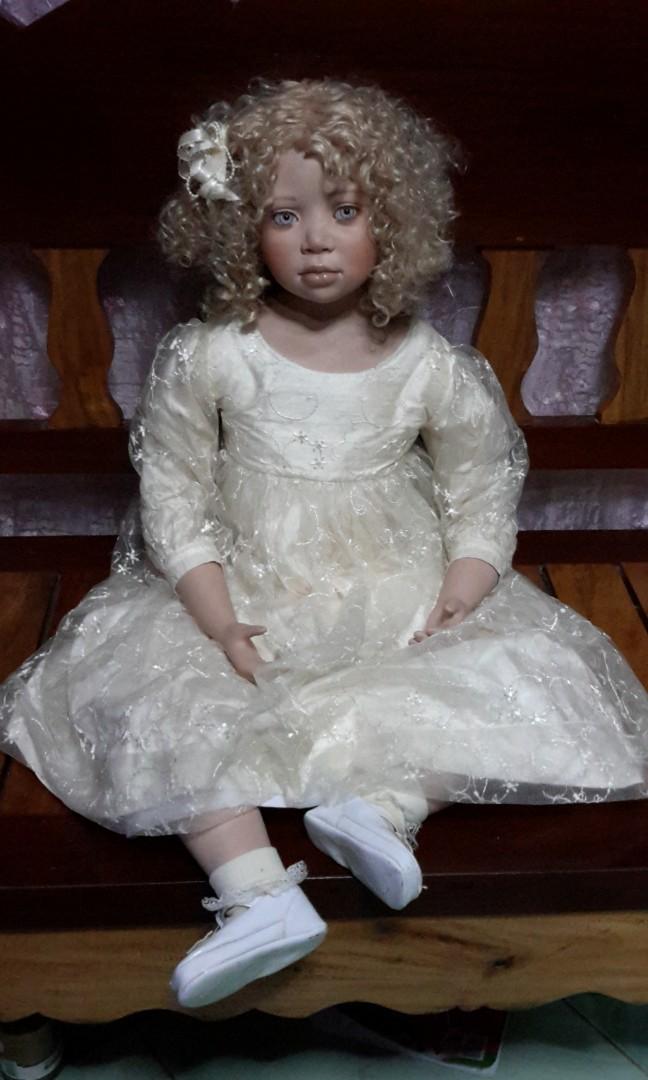 "Theodora" big porcelain doll by christine orange, Hobbies & Toys, Toys ...