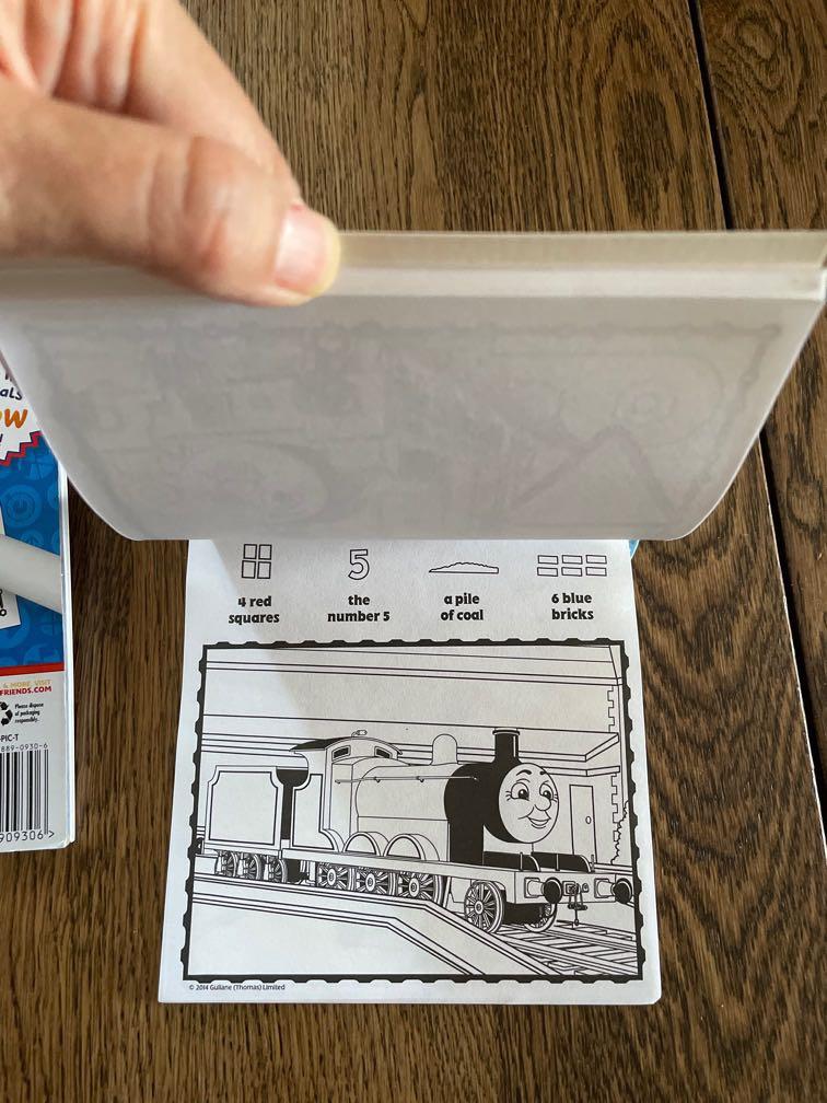Thomas & Friends imagine ink coloring activity book, 興趣及遊戲, 玩具 & 遊戲類 ...