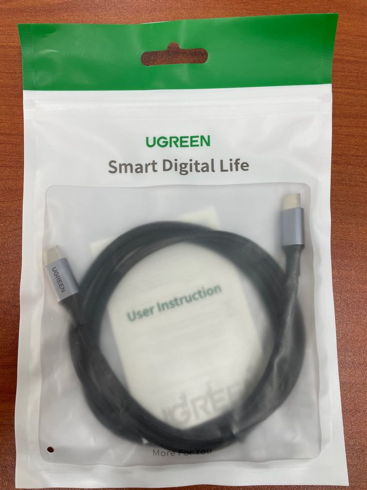 Ugreen usb-c aluminium case with braided 1m cable, Computers & Tech ...