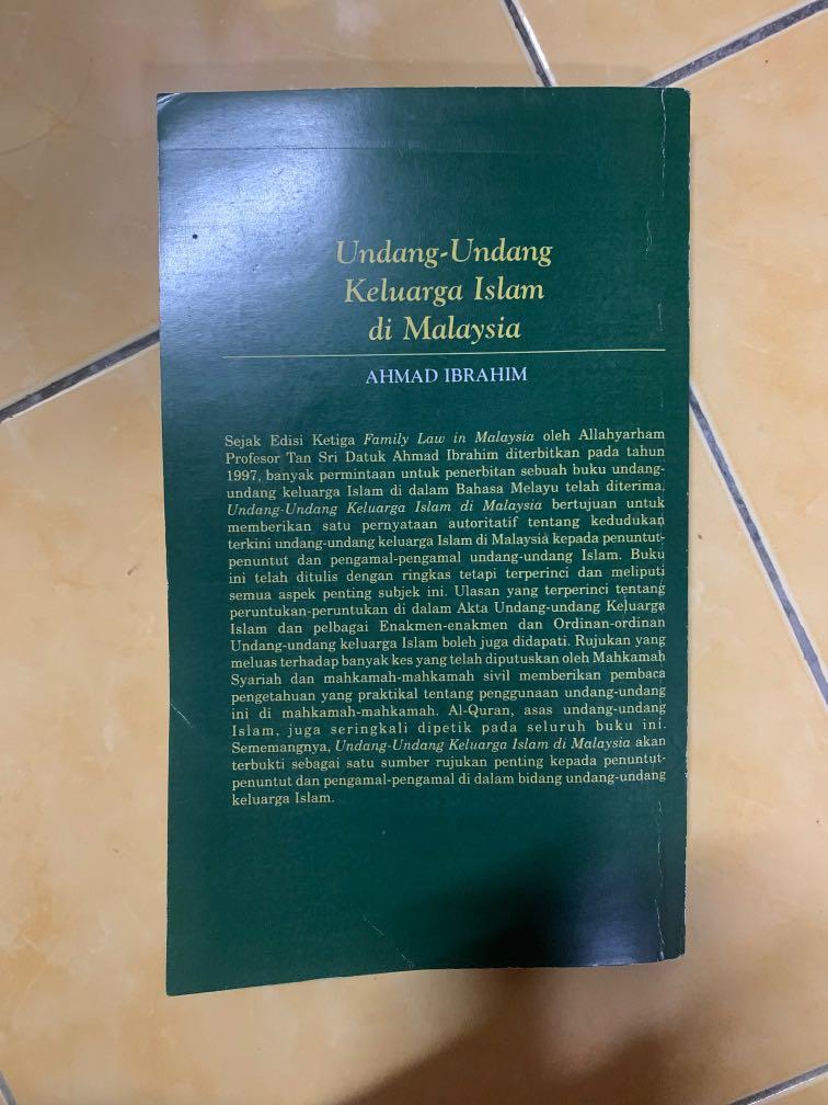 Undang-Undang Keluarga Islam di Malaysia (copy), Hobbies & Toys, Books ... Undang-Undang Keluarga Islam di Malaysia (copy), Hobbies & Toys, Books ...