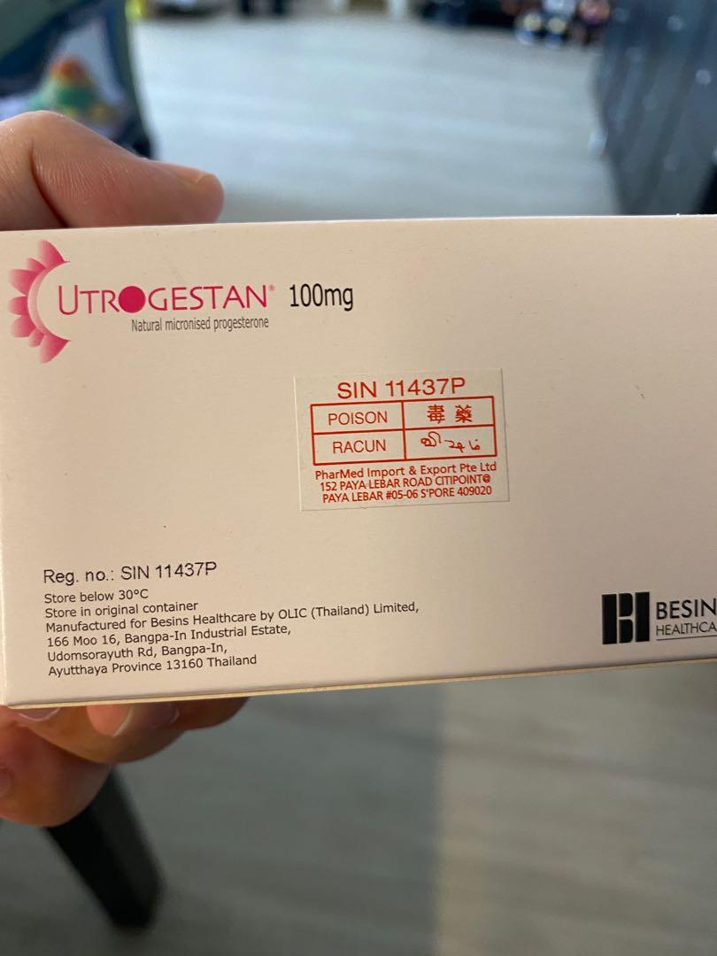 Utrogestan 100mg (30 tabs), Health & Nutrition, Medical Supplies ...
