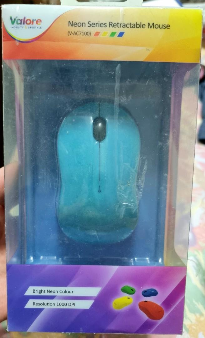 Valore Neon Series Retractable Mouse, Computers & Tech, Parts ...