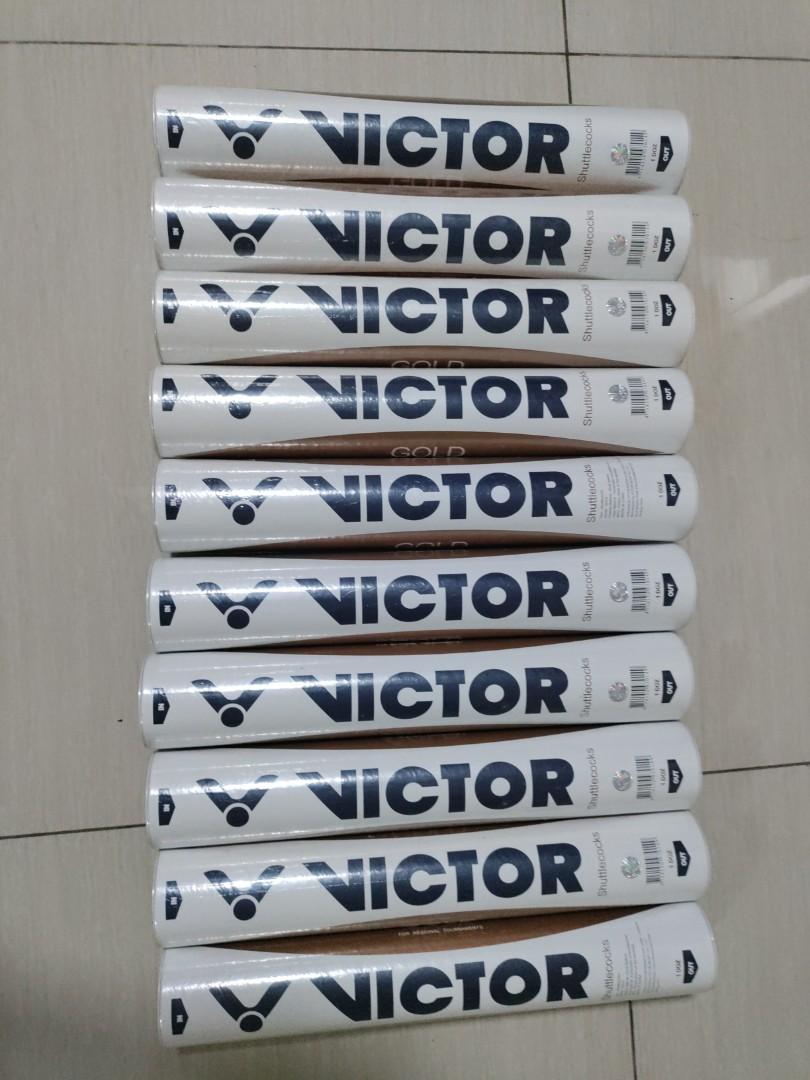 Victor Gold shuttlecocks, Sports Equipment, Sports & Games, Racket ...