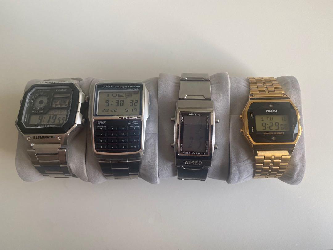 Vintage Casio Watch Collection, Men's Fashion, Watches & Accessories ...