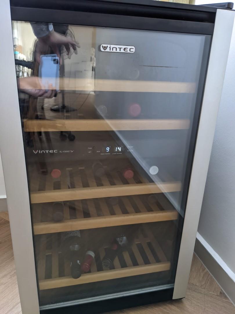 Vintec AL-V30SG2E dual zone Wine Fridge Chiller Cooler Cabinet, TV ...