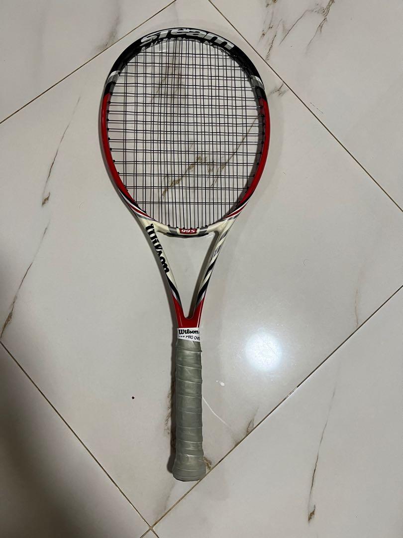 Wilson steam 99S tennis racquet, Sports Equipment, Sports & Games ...