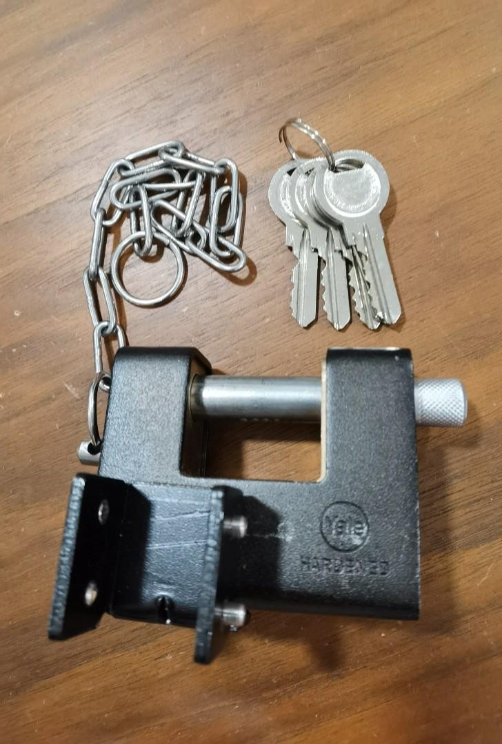 Yale gate lock, Furniture & Home Living, Security & Locks, Locks, Doors ...