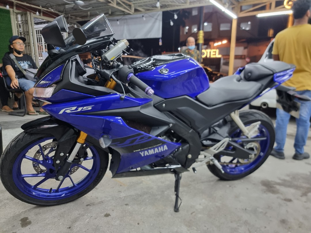 Yamaha R15 V3, Motorcycles, Motorcycles for Sale, Class 2B on Carousell