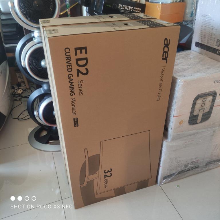 165Hz ACER ED322Q P 32" Inch FHD Curved Gaming Monitor With 165Hz ...