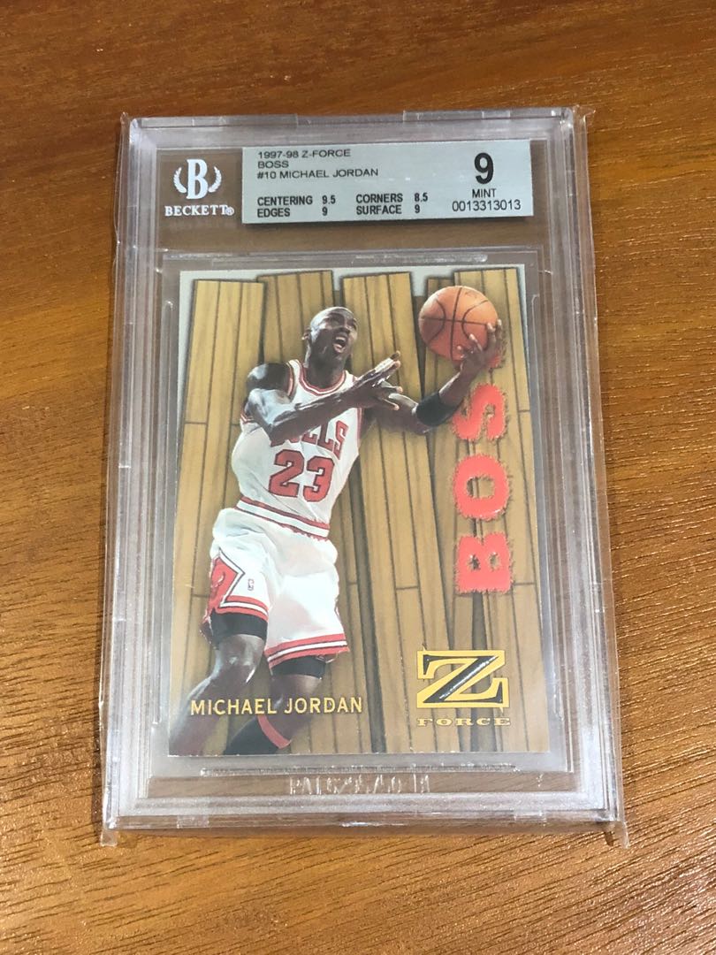 1997-98 Z-Force Boss Michael Jordan BGS 9, Hobbies & Toys, Memorabilia ...