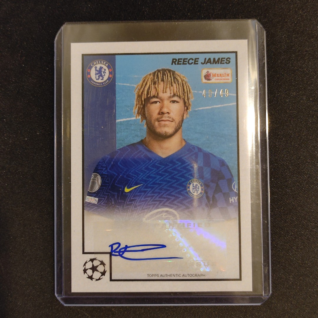 2021 Merlin Heritage Reece James Auto /49 Chelsea, Hobbies & Toys ...