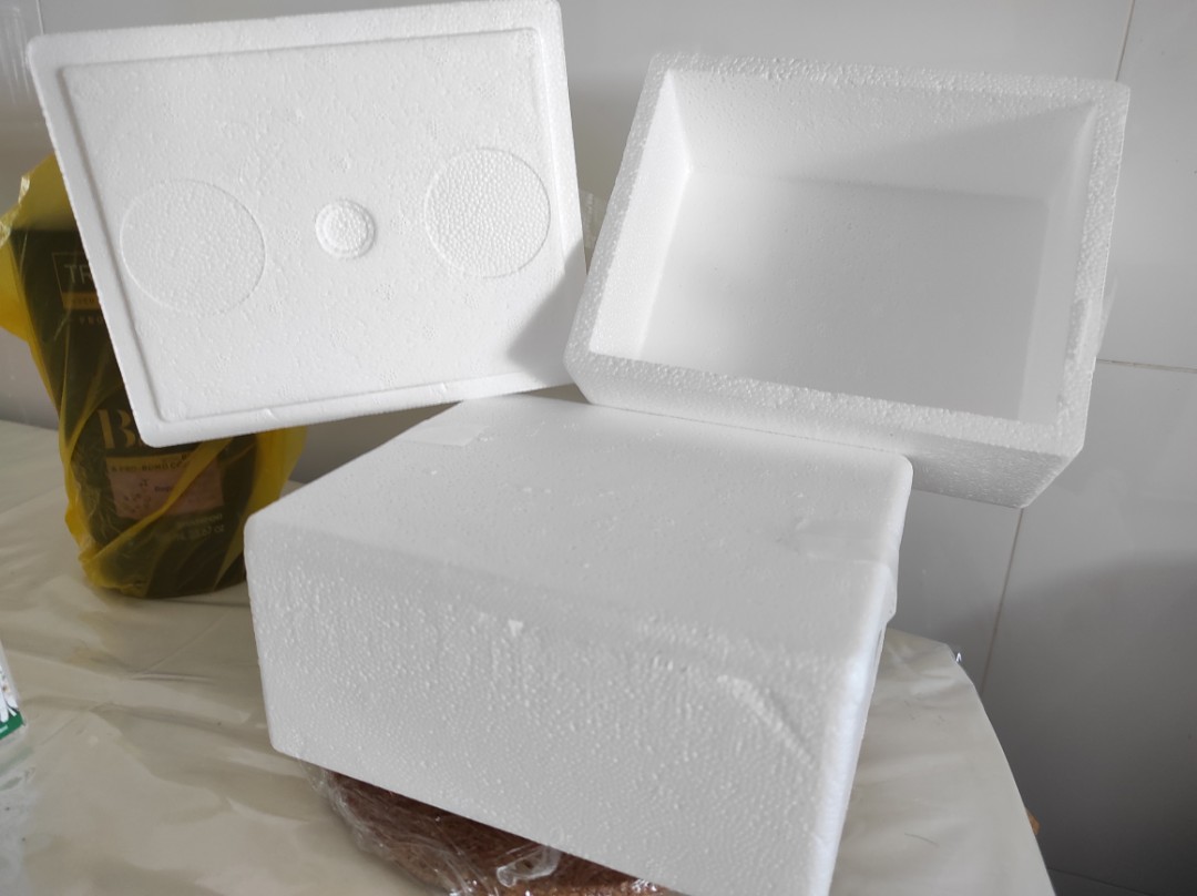 2 Free Styrofoam containers, Furniture & Home Living, Home Improvement ...
