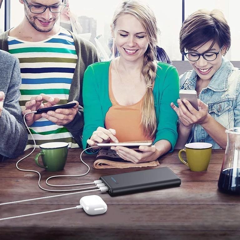 36800 milliamp portable charger, Triple output and dual input battery ...