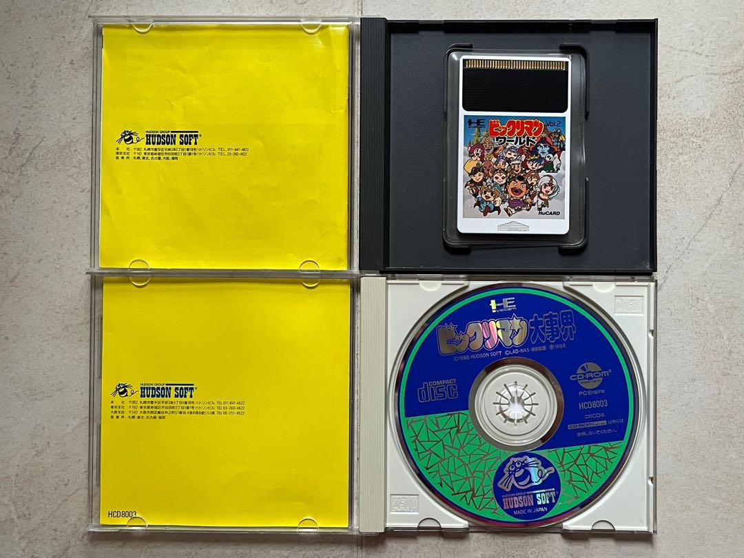 日版 PCE PC ENGINE HU CARD CD ROM BIKKURIMAN WORLD 仙魔大戰世界 BIKURIMAN 大事界 經典食玩貼紙角色全登場 一套 2 集 （可散買 ...