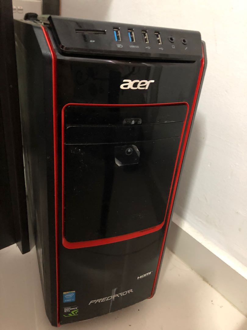 Acer Predator G3-605 with GTX 1060 graphic card upgraded / gaming pc ...