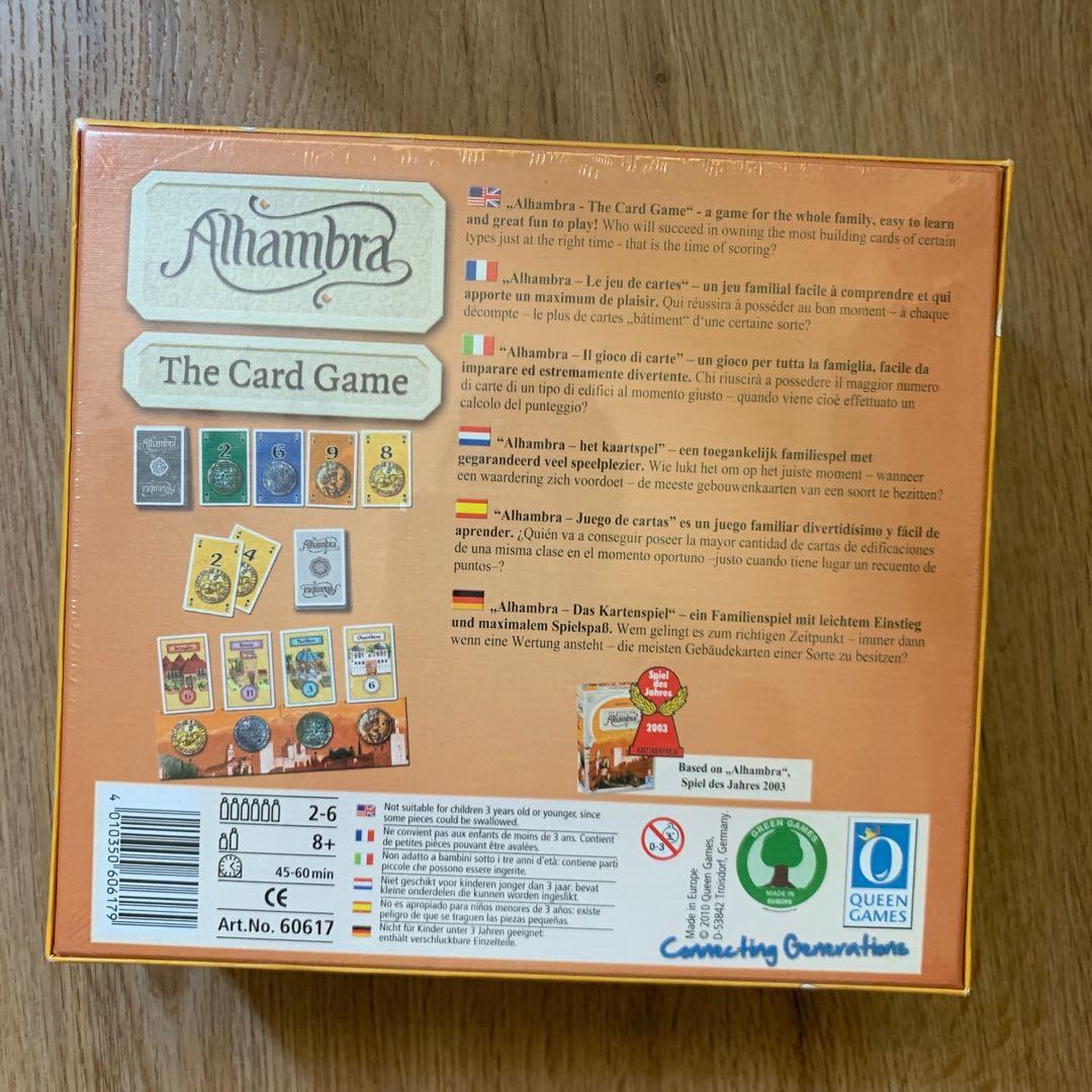 Alhambra board game 2003 Germany prestigious game of the year, Hobbies ...
