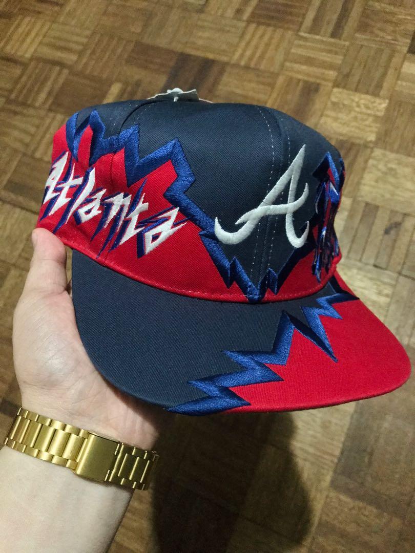 Atlanta brave crack style, vintage cap/hats, Men's Fashion, Watches ...
