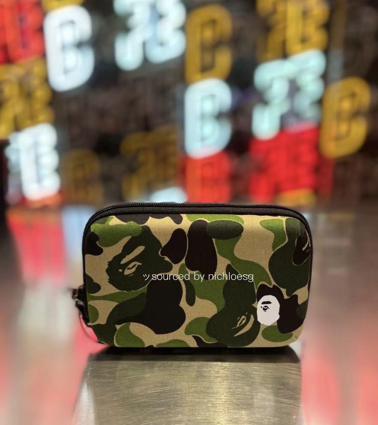BAPE ABC CAMO MOBILE STORAGE POUCH, Men's Fashion, Bags, Belt bags ...