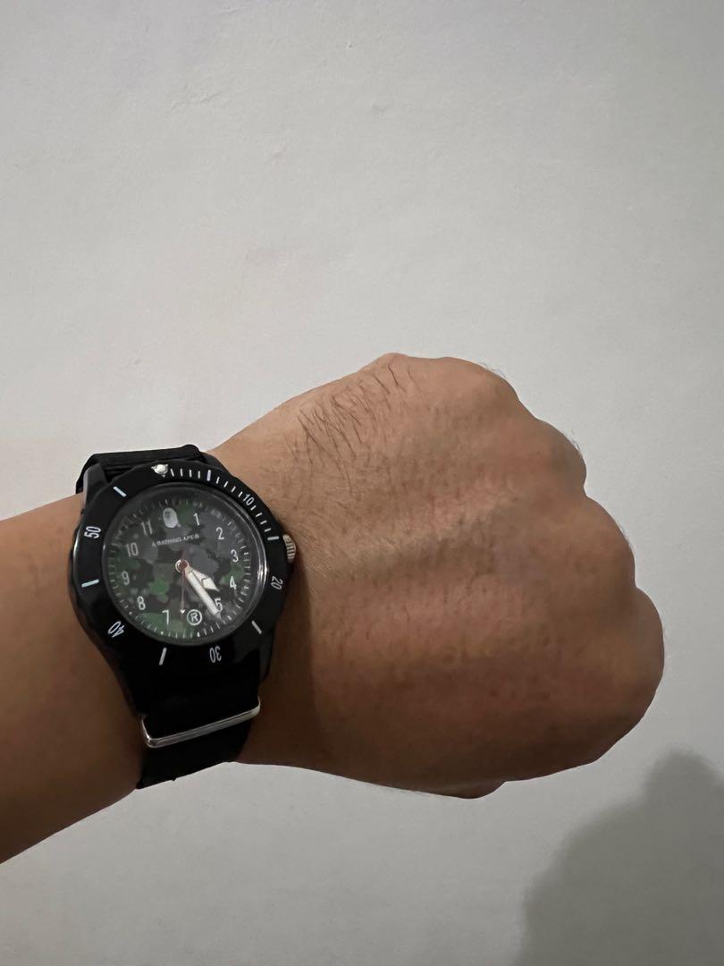 Bape by A Bathing Ape x Smart Magazine watch, Men's Fashion, Watches ...