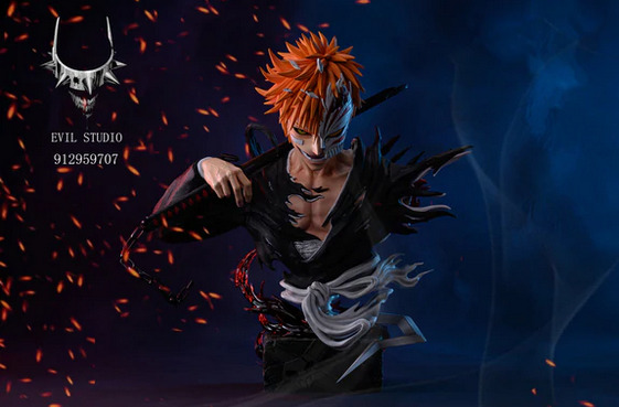 Bleach - Evil Studio 1/1 Hollow Ichigo Bust (PREORDER), Hobbies & Toys ...