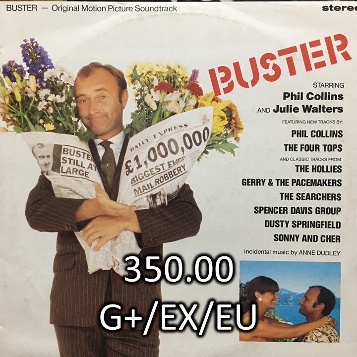 Buster - Soundtrack (1988) LP Vinyl Record Plaka, Hobbies & Toys, Music ...
