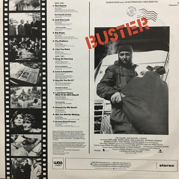 Buster - Soundtrack (1988) LP Vinyl Record Plaka, Hobbies & Toys, Music ...