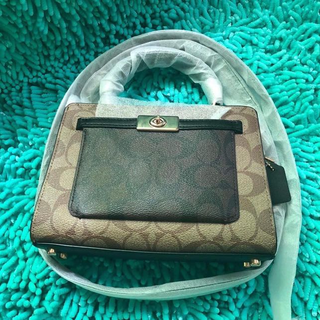 COACH MINI LANE TOP HANDLE, Luxury, Bags & Wallets on Carousell