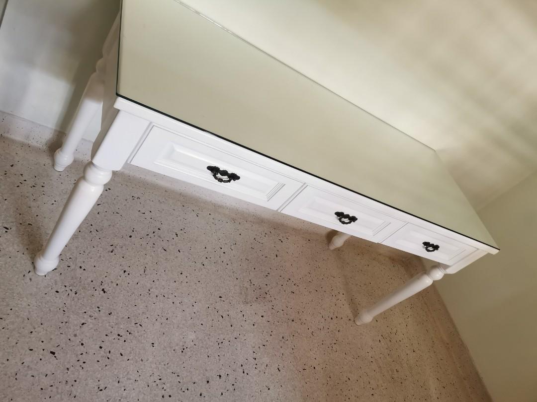 Custom made study table, Furniture & Home Living, Furniture, Tables ...