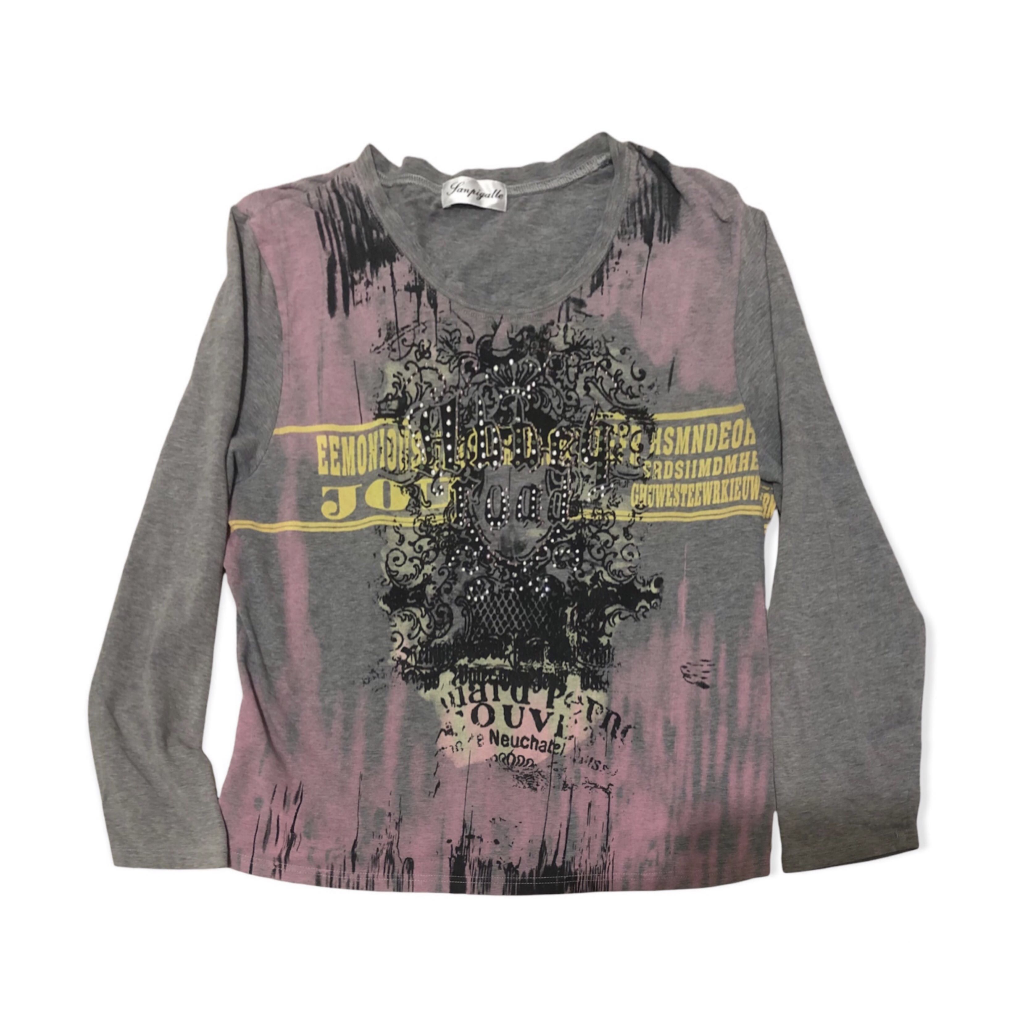 [still available] cyber y2k grunge affliction vibes rhinestones ...