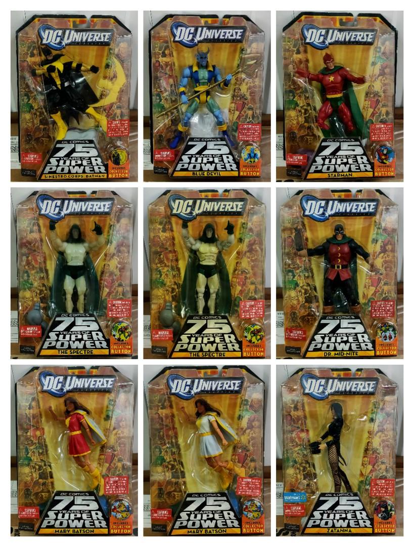 DCU Classics Batman, Blue Devil, Starman, Spectre, Dr. Mid-Nite, Mary ...