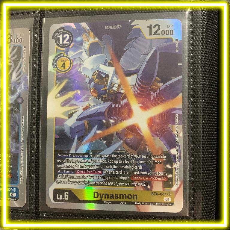 Digimon English TCG - Dynasmon BT6-044 SR Super Rare Card, Hobbies ...