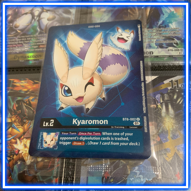 Digimon English TCG - Kyaromon (Alternate Art) BT6-002 U Uncommon Promo ...
