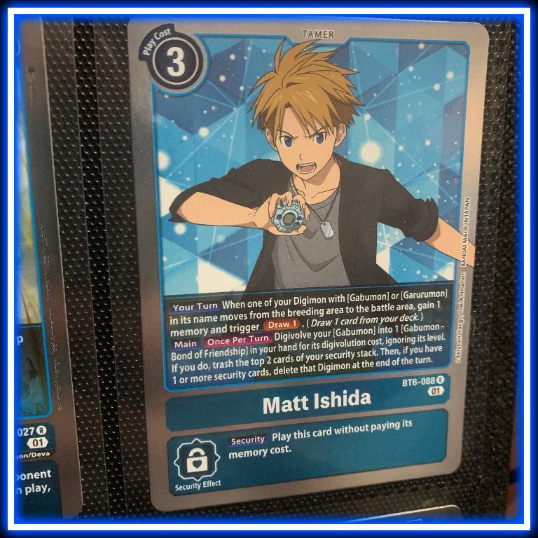 Digimon English TCG - Matt Ishida BT6-088 R Rare Card, Hobbies & Toys ...
