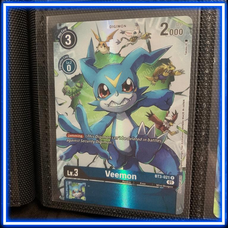 Digimon English TCG - Veemon (Alternate Art) BT3-021 R Rare Alternative Art Card, Hobbies & Toys ...