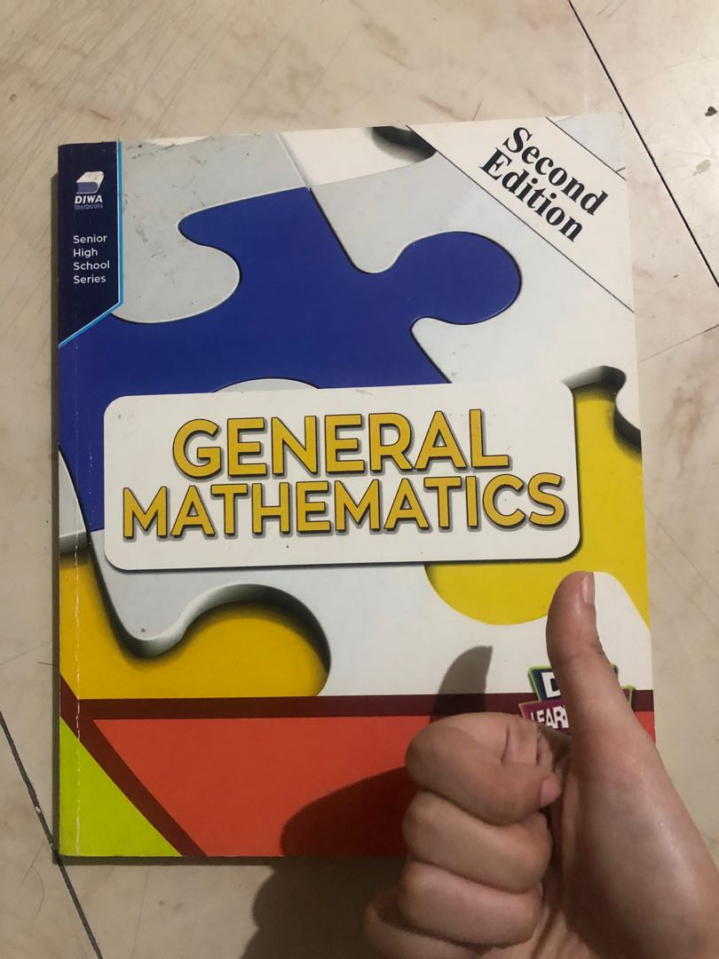 DIWA Textbooks General Mathematics SHS BOOK SENIOR HIGH SCHOOL, Hobbies ...