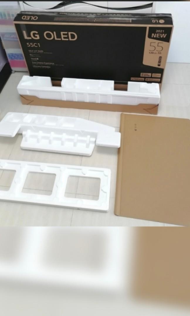 Empty box for 55" LG OLED C1 TV, TV & Home Appliances, TV ...