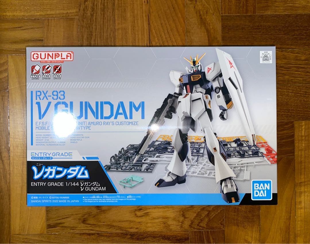 Entry Grade RX-93 Nu Gundam EG 1/144 Gunpla, Hobbies & Toys, Toys ...