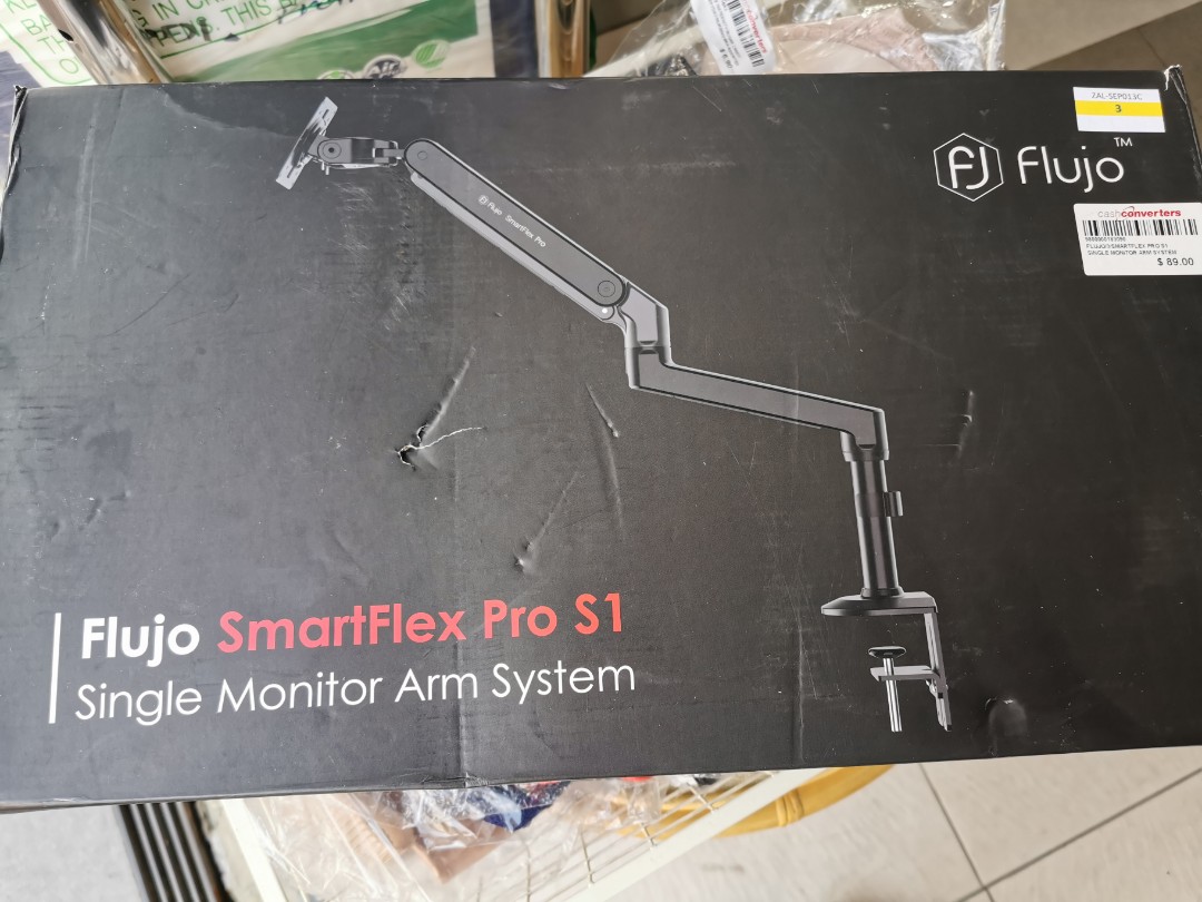 Flujo SmartFlex Pro S1 Single Monitor Arm, Computers & Tech, Parts ...