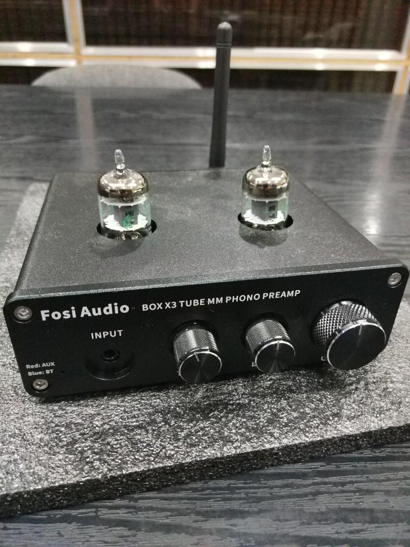 Fosi Audio Box X3 Vacuum Tube Phono Preamp, Audio, Other Audio ...